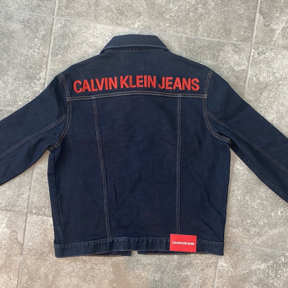 Calvin Klein Jeans | Jackets & Coats | Calvin Klein Denim Jacket With ...